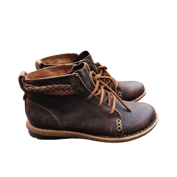 Børn | Shoes | Born Temple Ankle Chukka Boot Women 9 Brown Leather Lace ...